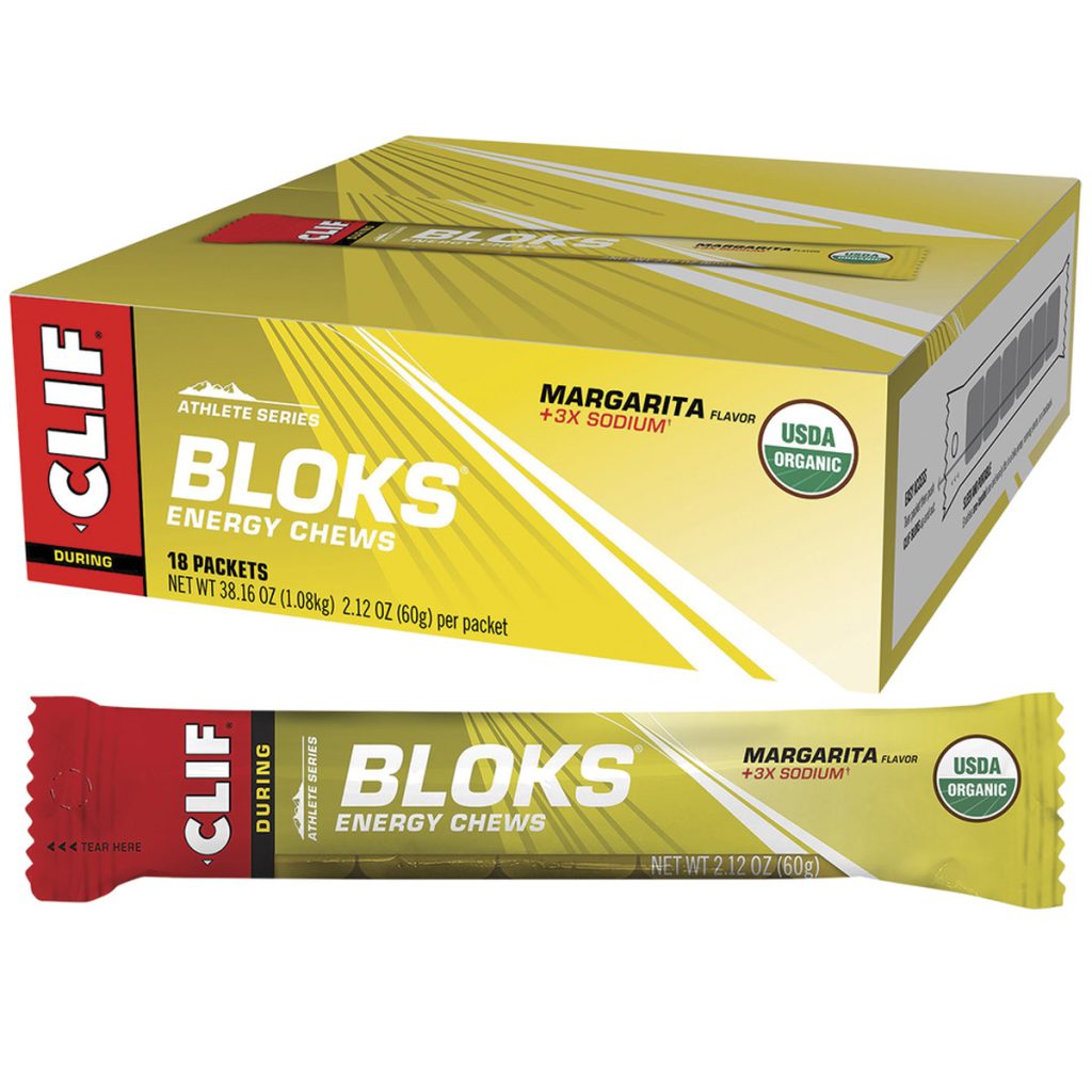 CLIF BLOKS Energy Chews: Margarita (with 150mg of sodium) – FlipBelt ...